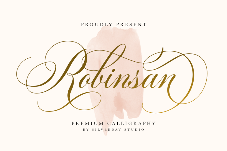 Robinsan - Premium Calligraphy - Silverdav Studio